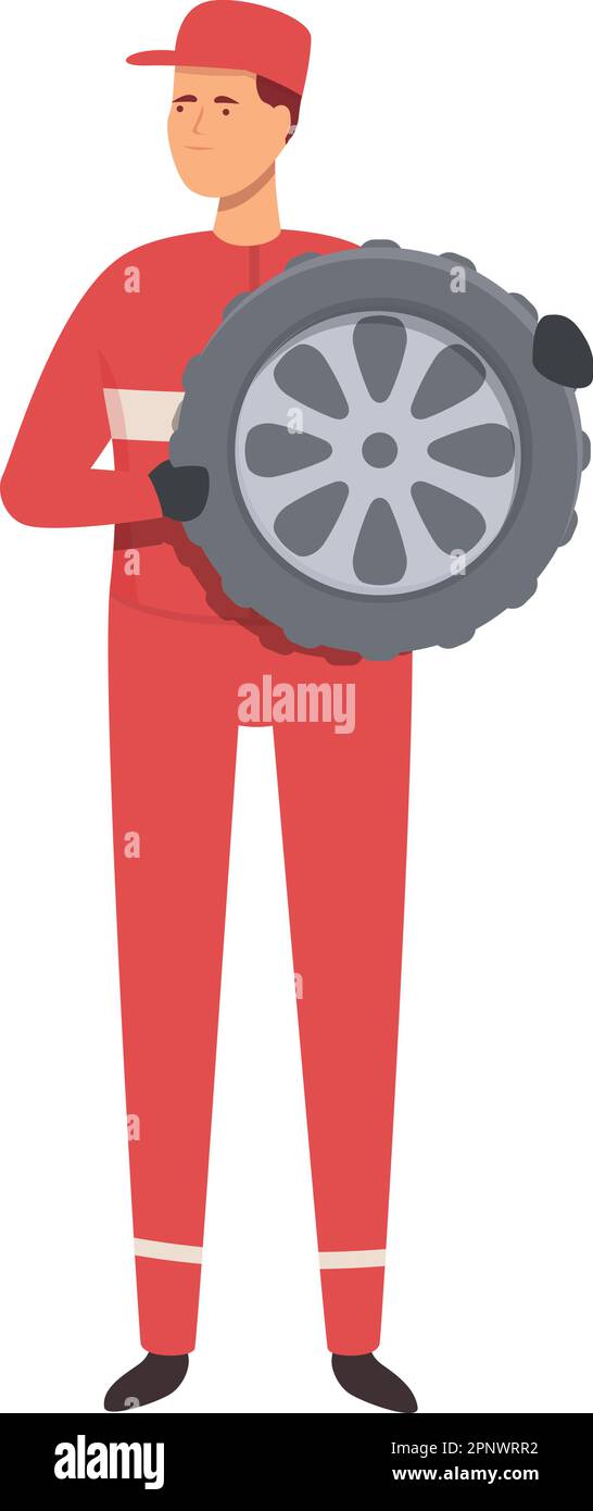 Racing team change wheel icon cartoon vector. Race car. Sport formula ...