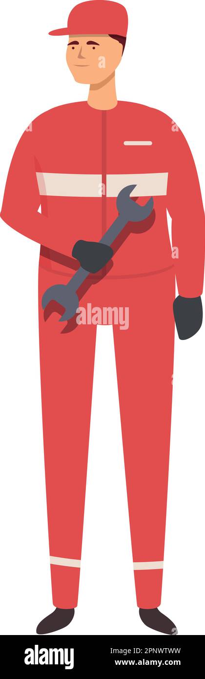 Racing team mechanic icon cartoon vector. Race sport. Auto stop Stock ...