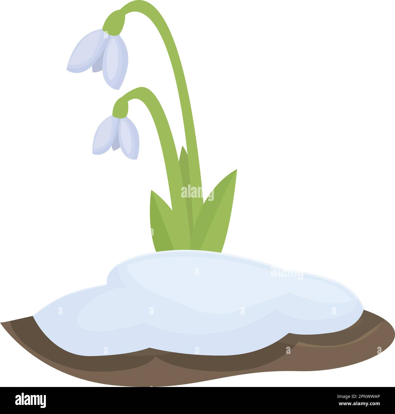 Rose garden with snow Stock Vector Images - Alamy