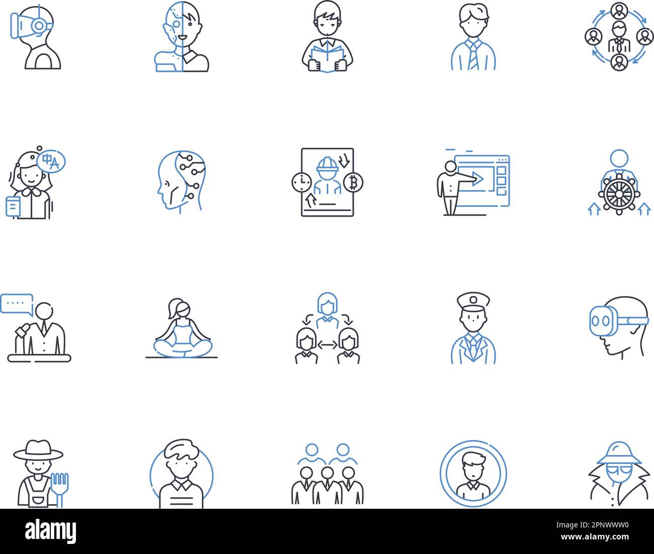 Post line icons collection. Dispatch, Delivery, Mail, Letter, Note ...