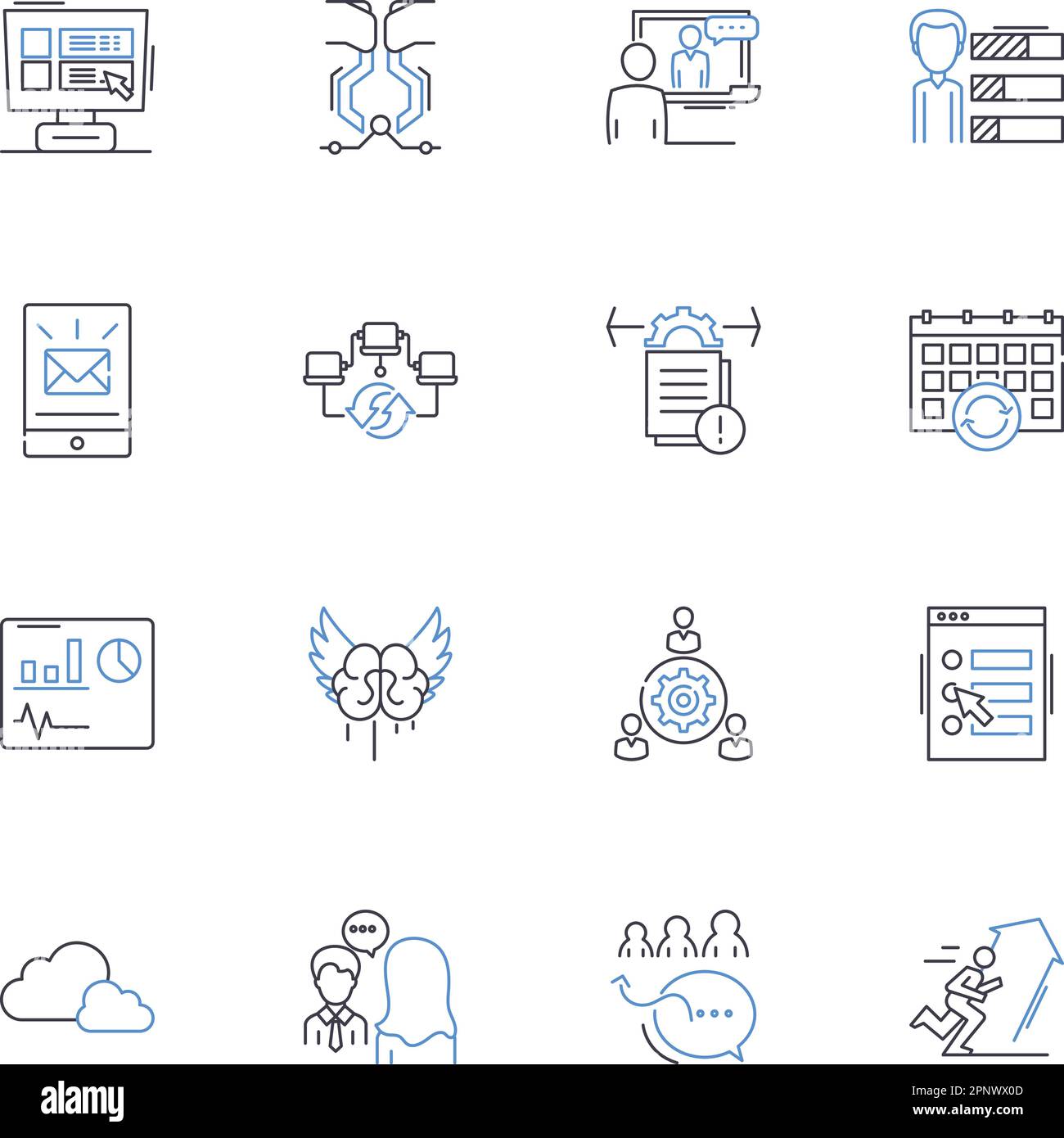 Change management line icons collection. Transformation, Adaptation ... Change management line icons collection. Transformation, Adaptation ...