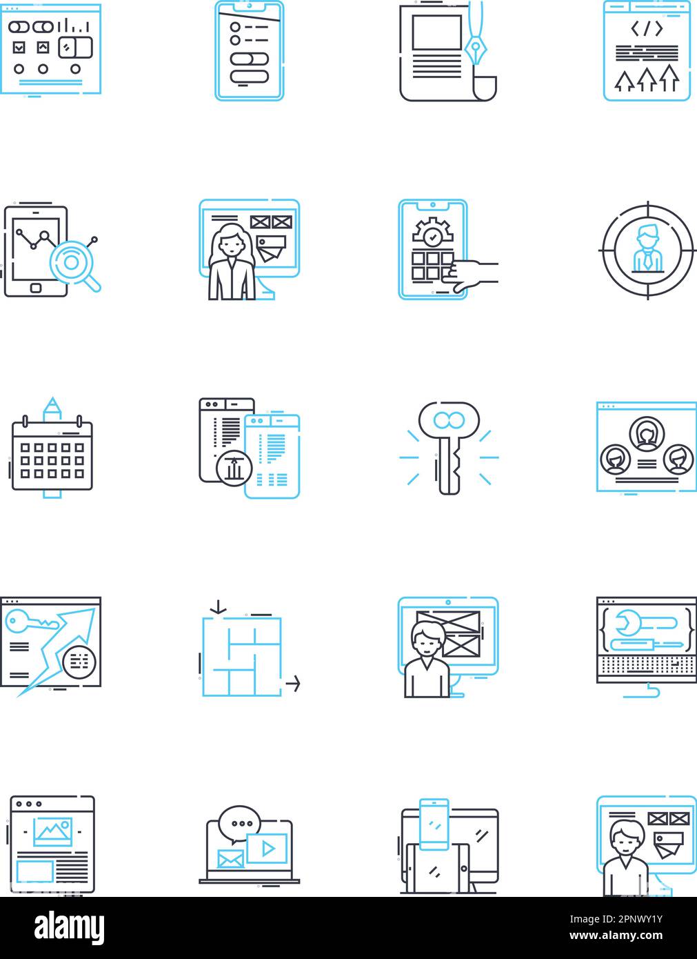 Futures trading linear icons set. Contracts, Futures, Derivatives ... Futures trading linear icons set. Contracts, Futures, Derivatives ...