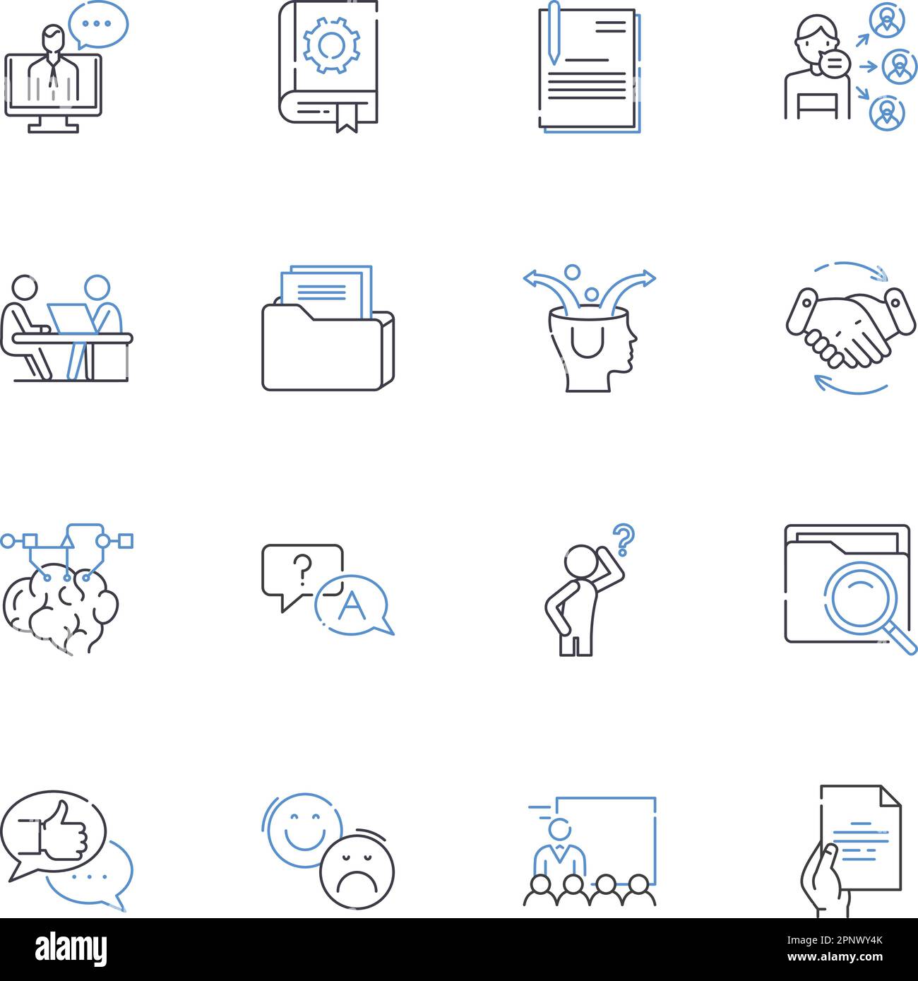 Proprietary designs line icons collection. Exclusive, Patented, Custom ...