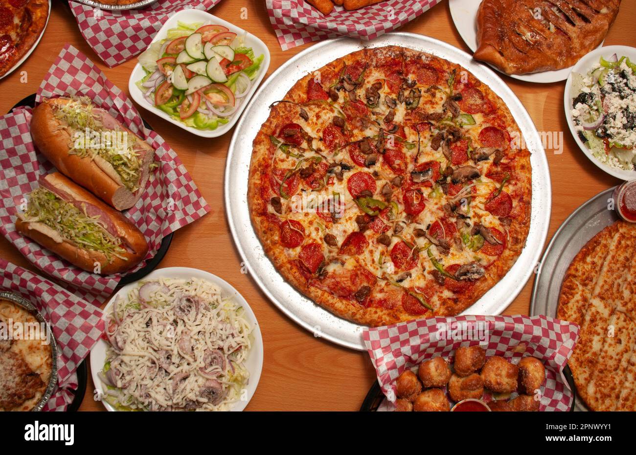 Delicious authentic and traditional tasty Italian foods Stock Photo - Alamy