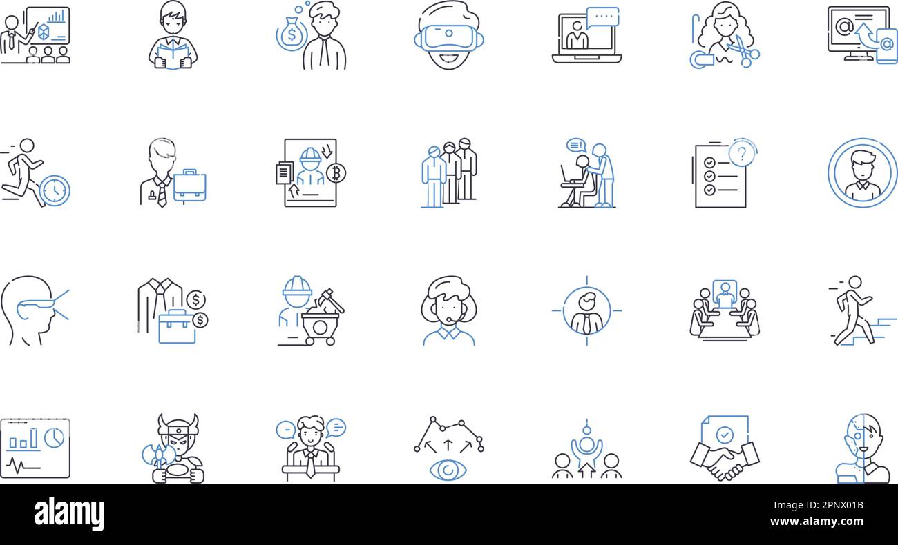 User gratification line icons collection. Happiness, Satisfaction ...