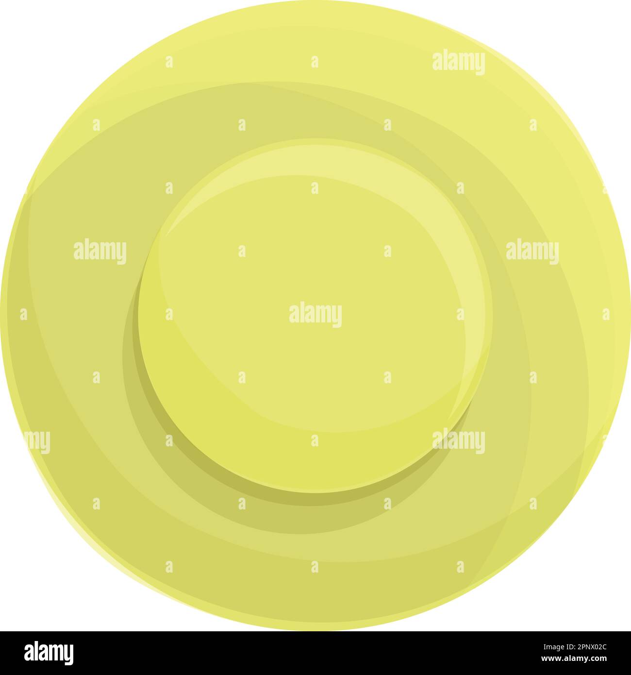 Top view push pin icon cartoon vector. Paper button. Office note Stock ...