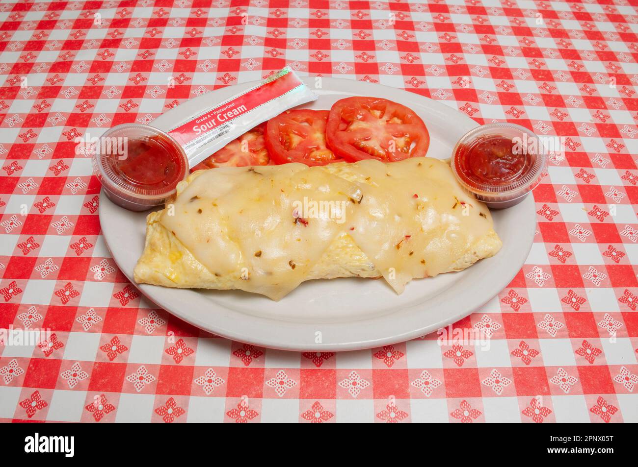 Triple meat omelette hi-res stock photography and images - Alamy