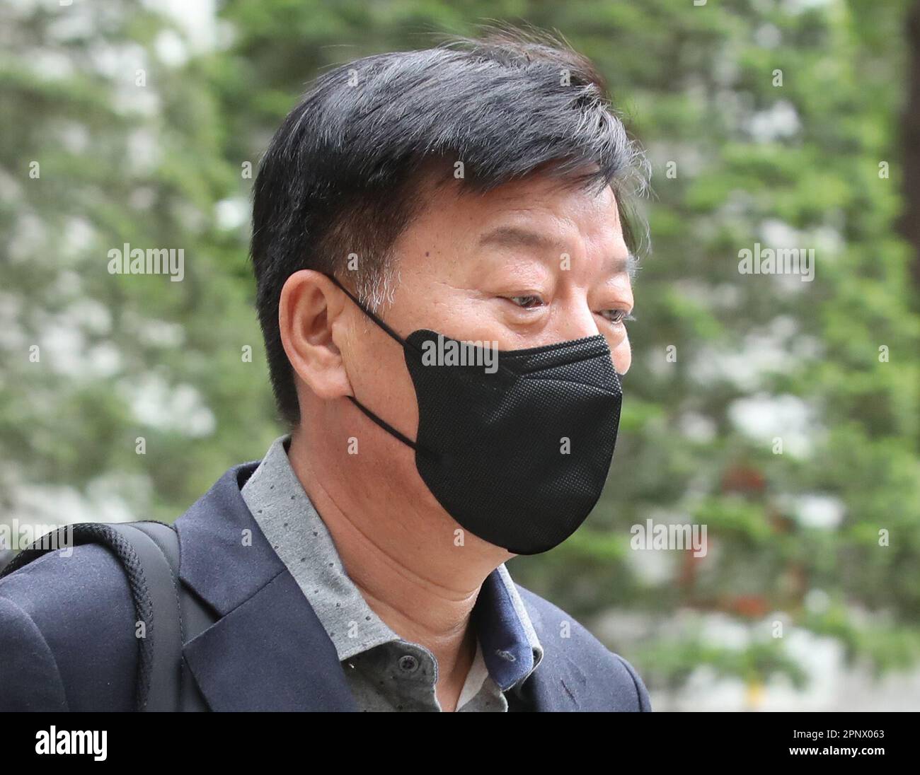 21st Apr, 2023. Ex-coast guard chief at court Former Korea Coast Guard ...