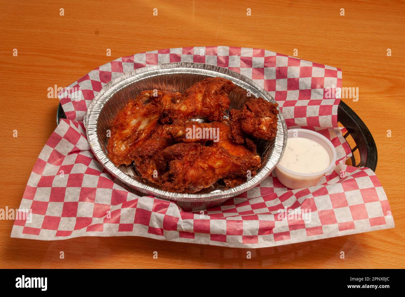 American cuisine dish known as chicken wings Stock Photo - Alamy