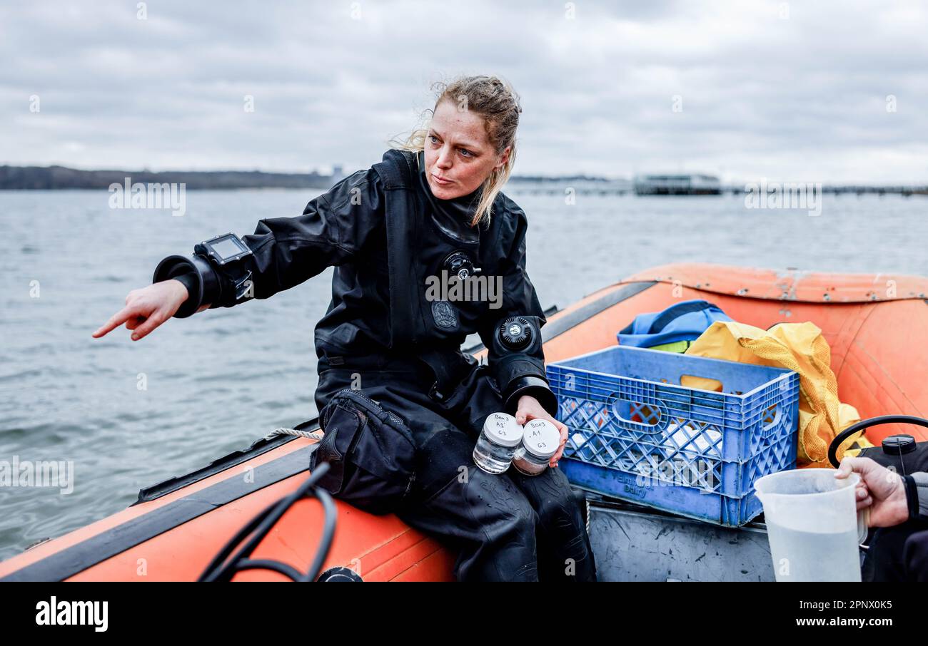 Kiel, Germany. 13th Apr, 2023. Australian marine biologist Angela ...