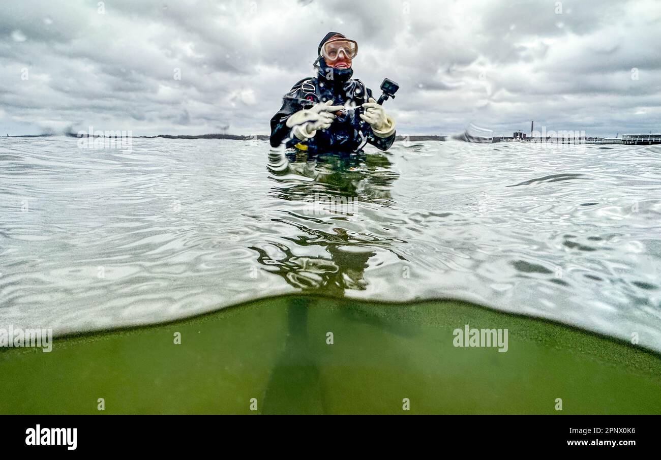Kiel, Germany. 13th Apr, 2023. Australian marine biologist Angela ...
