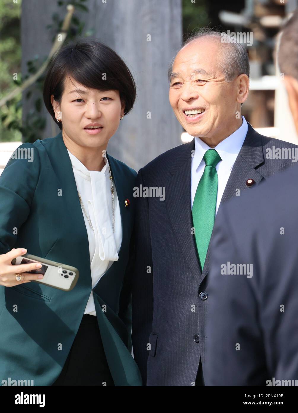 Tokyo, Japan. 21st Apr, 2023. Japanese Upper House member Muneo Suzuki ...