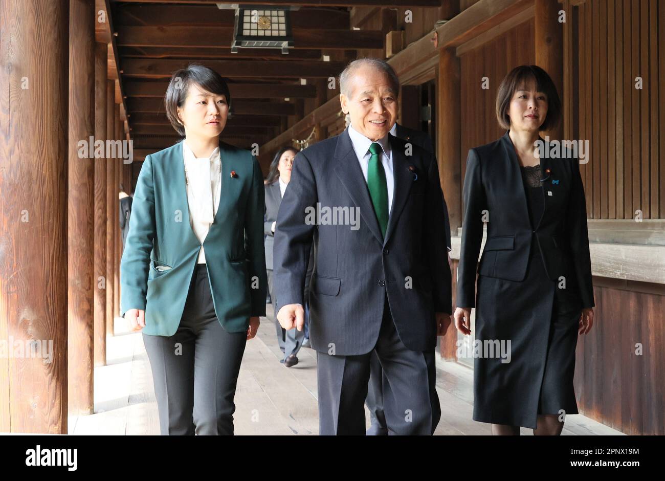 Tokyo, Japan. 21st Apr, 2023. Japanese Upper House mamber Muneo Suzuki ...