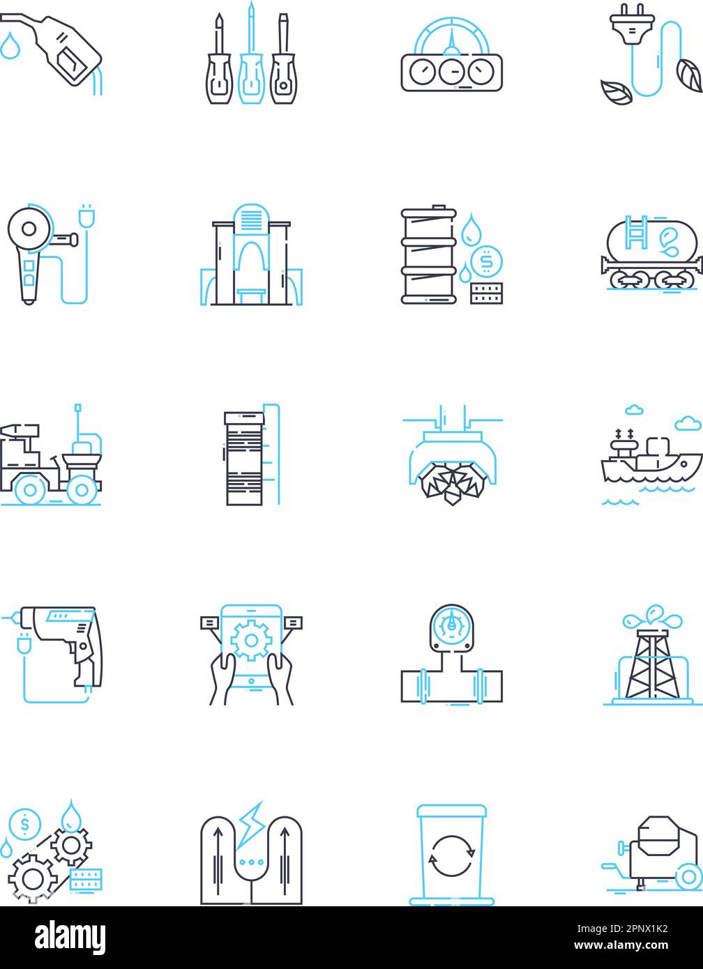 Healthcare industry linear icons set. Medical, Hospital, Nursing ...