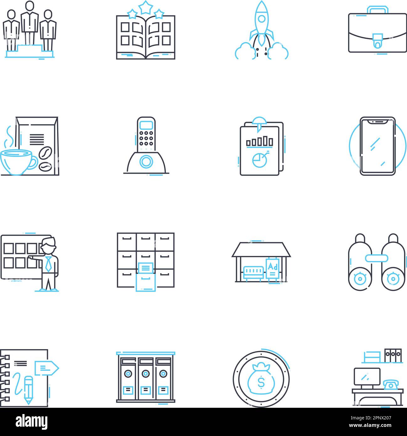 Vital industry linear icons set. Healthcare, Pharmaceuticals, Medical ...