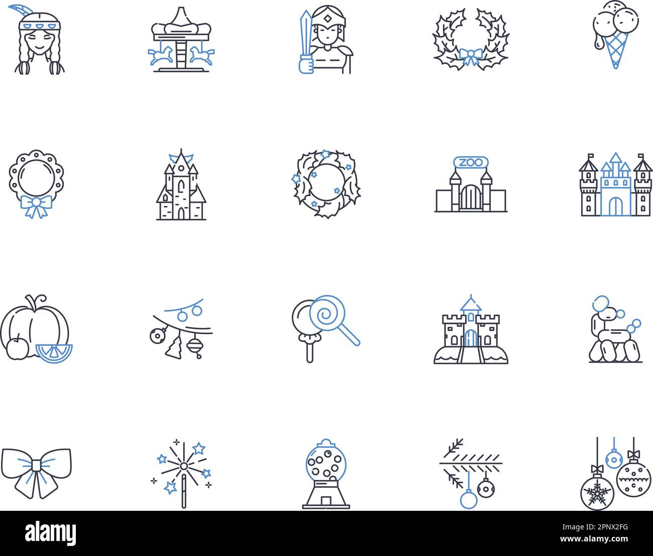 Revering leaders line icons collection. Admiration, Respect, Reverence ...