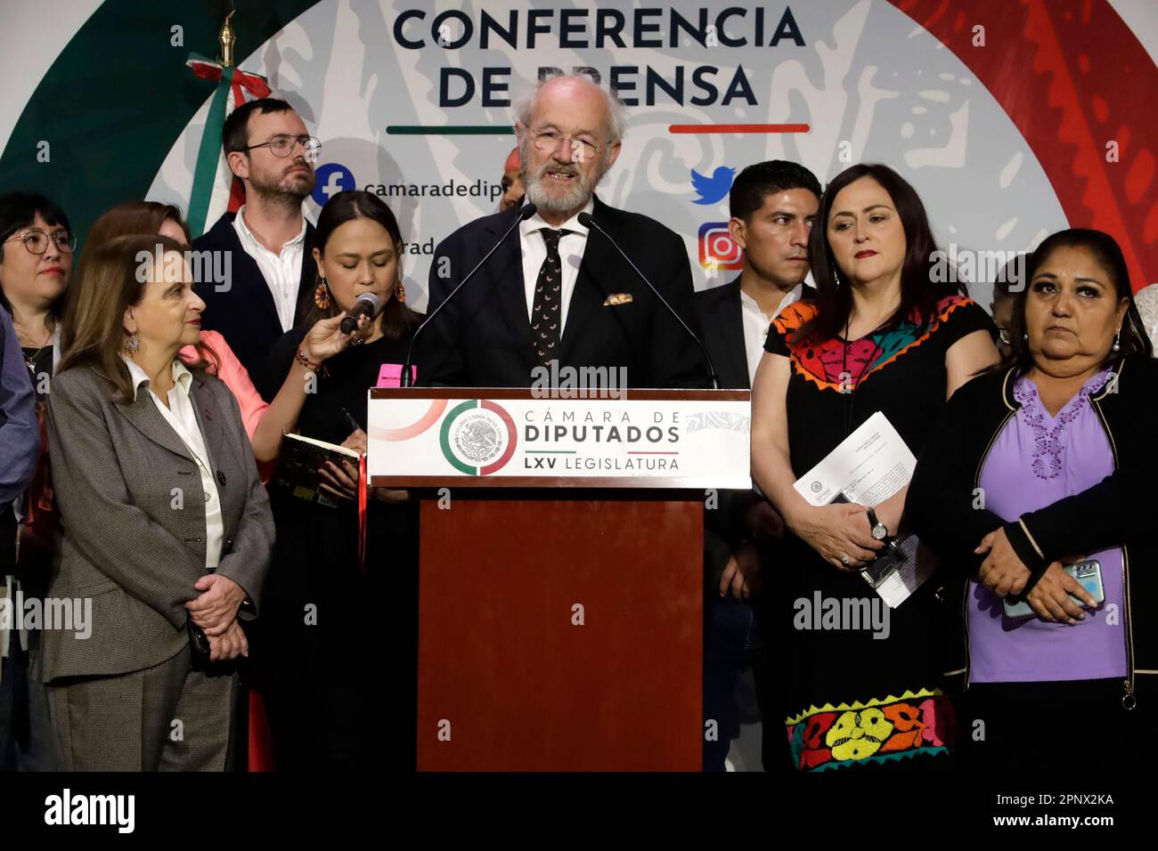 Non Exclusive: April 20, 2023, Mexico City, Mexico: John and Gabriel ...