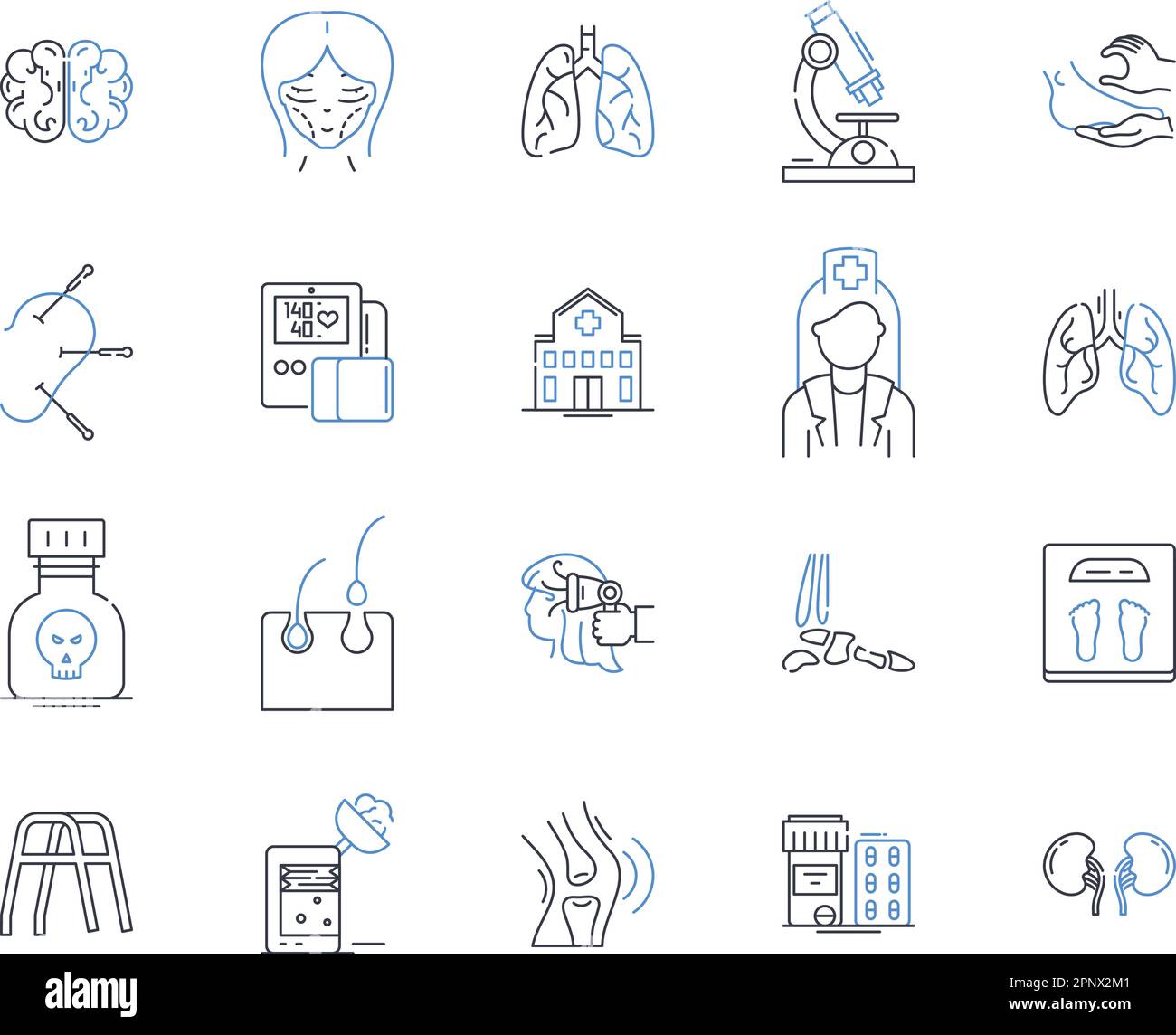Cardio line icons collection. Endurance, Stamina, Aerobic, Fitness ...
