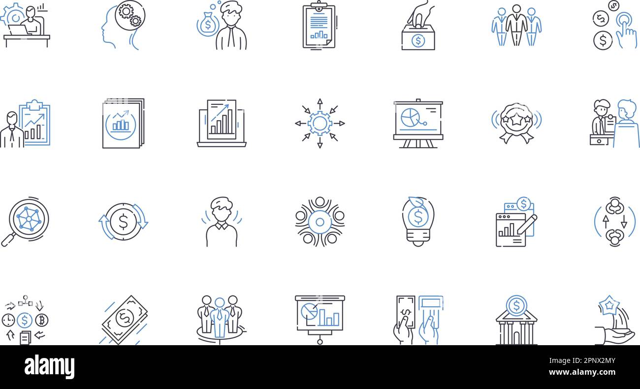 Mtary Guidance line icons collection. Mentorship, Direction, Advocacy ...