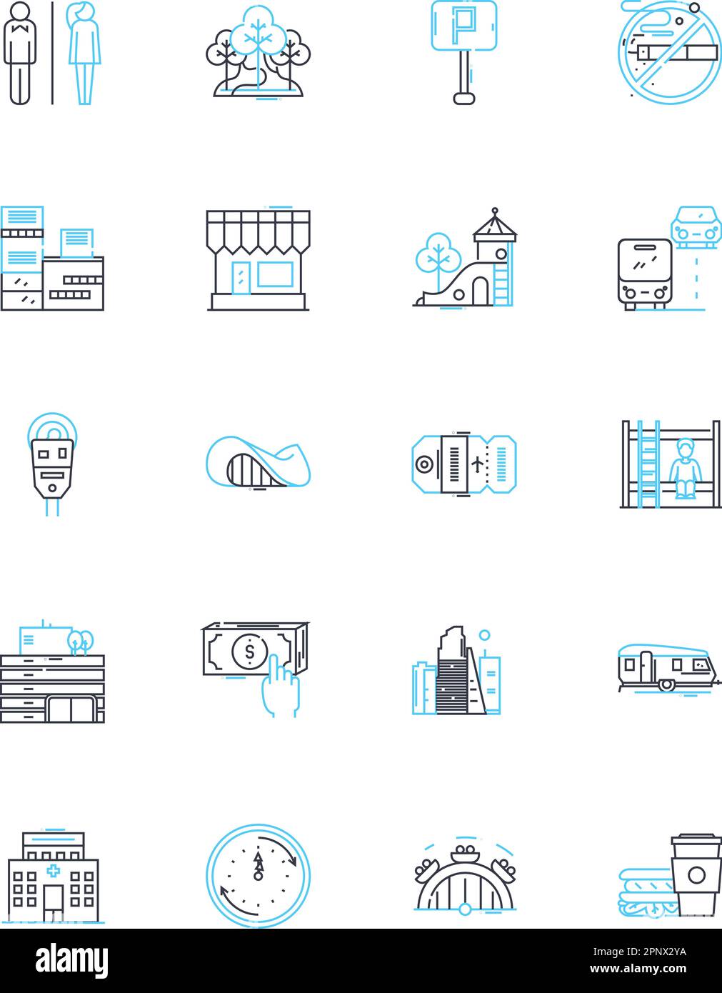 Modern culture linear icons set. Technology, Diversity, Social media ...