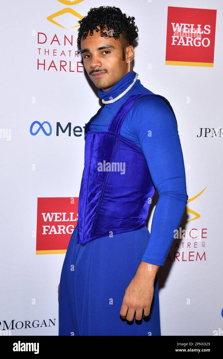 New York, USA. 20th Apr, 2023. Dylan Santos attends the Dance Theater Of Harlem's 2023 Vision ...