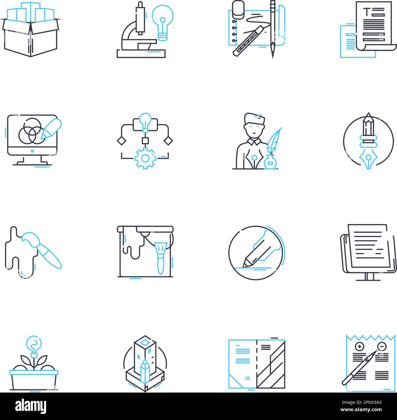 Sonic arts linear icons set. Sonic, Sound, Music, Noise, Frequency ...