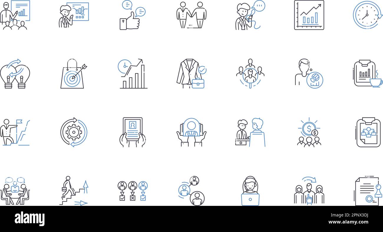 Supply chain and logistics line icons collection. Transportation ...