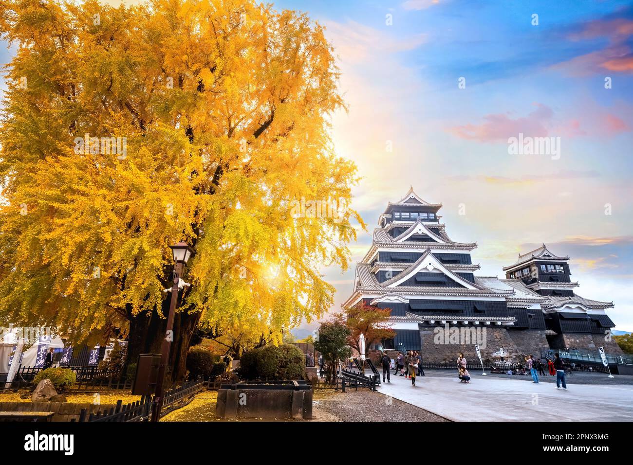 Kumamoto, Japan - Nov 23 2022: Kumamoto Castle's history dates to 1467 ...