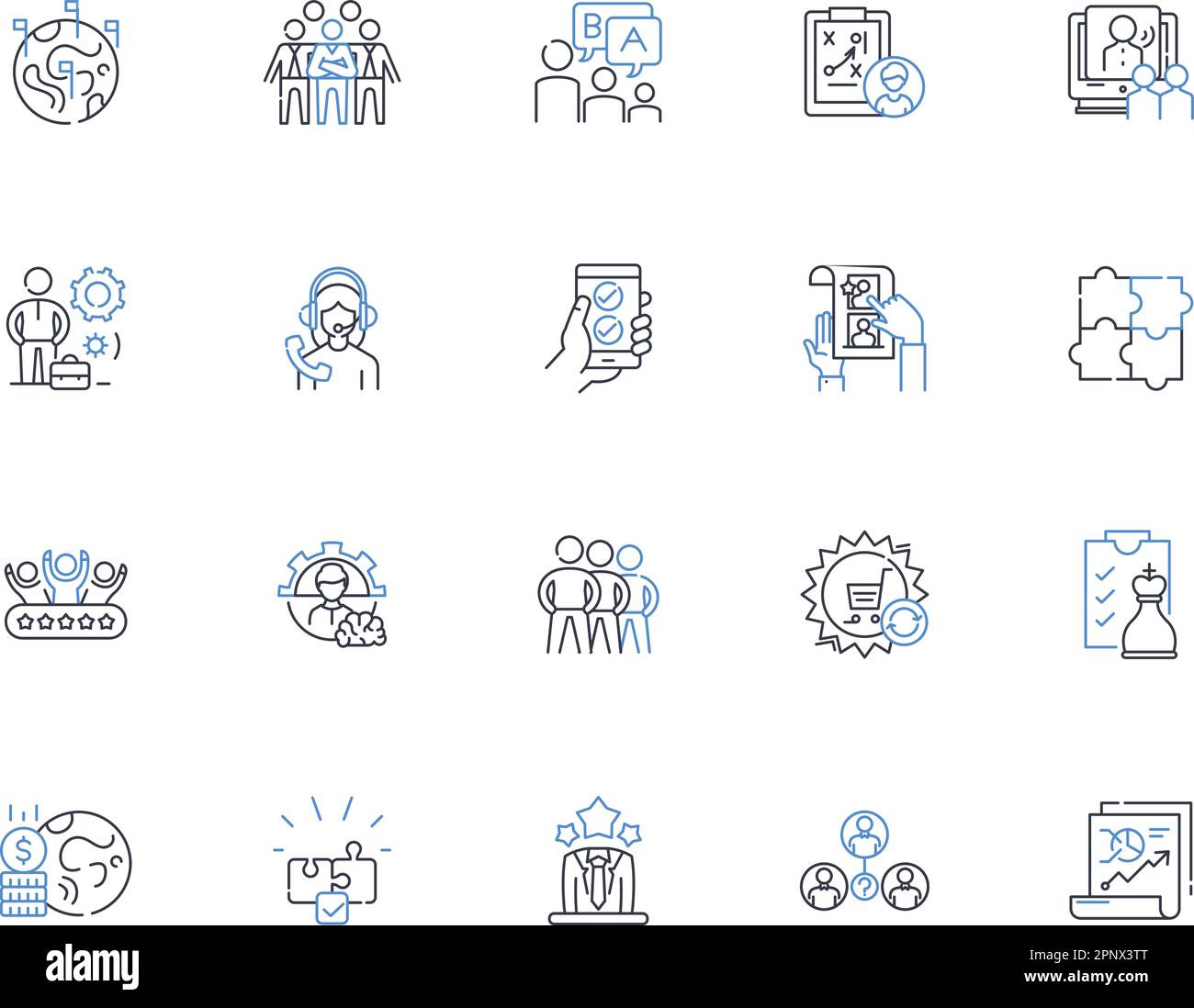 Strategic planning line icons collection. Planning, Strategy ... Strategic planning line icons collection. Planning, Strategy ...