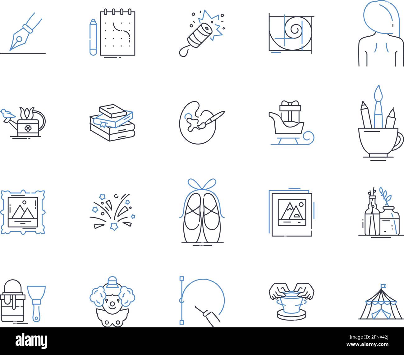 Ingenious minds line icons collection. Inventive, Innovative, Creative ...