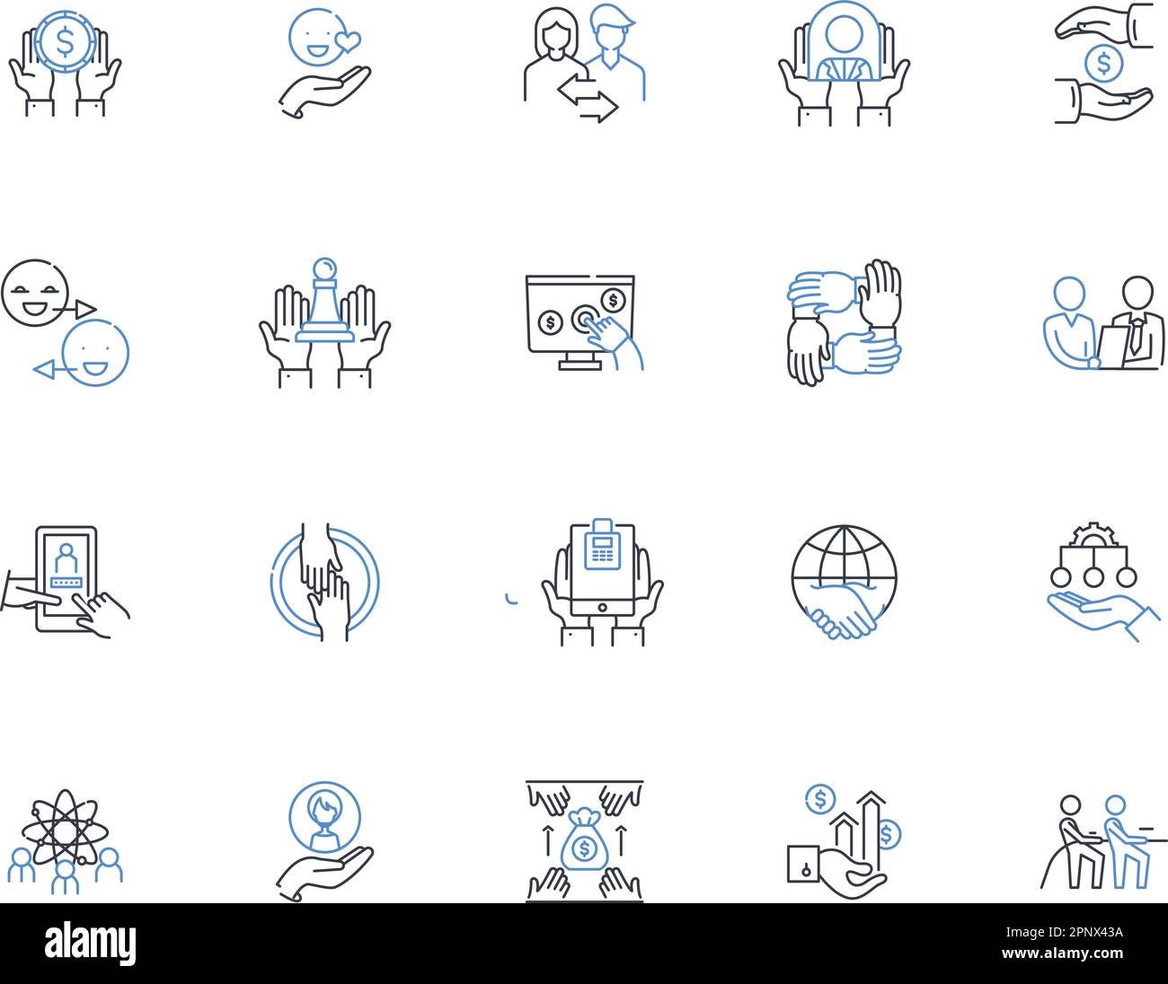 Fixing line icons collection. Mending, Repairing, Restoring ...