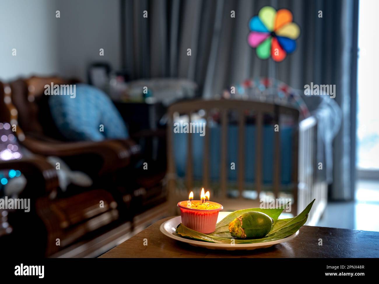 A full-month celebration for newborn baby is held at home as Vietnamese ...