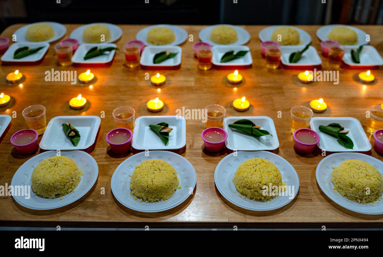 A full-month celebration for newborn baby is held at home as Vietnamese ...