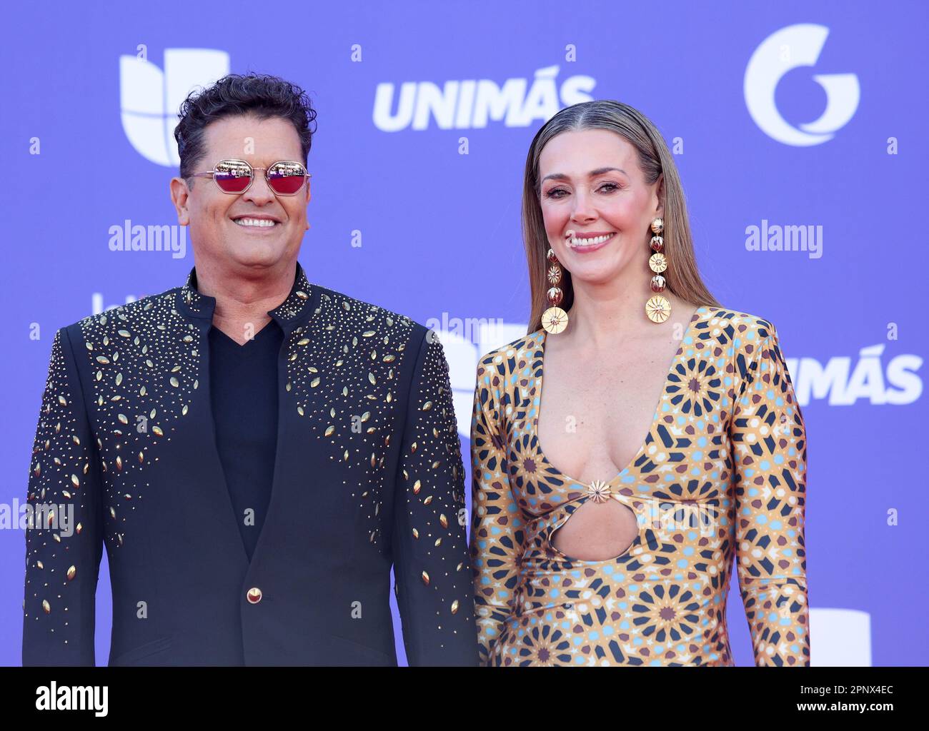 Las Vegas, United States. 20th Apr, 2023. Carlos Vives and Claudia ...