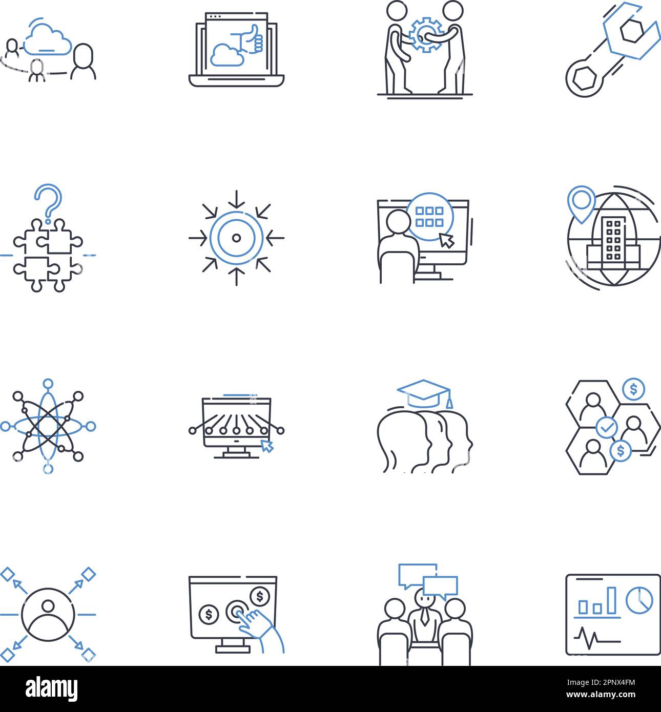 Feedback loop line icons collection. Response, Input, Output ... Feedback loop line icons collection. Response, Input, Output ...