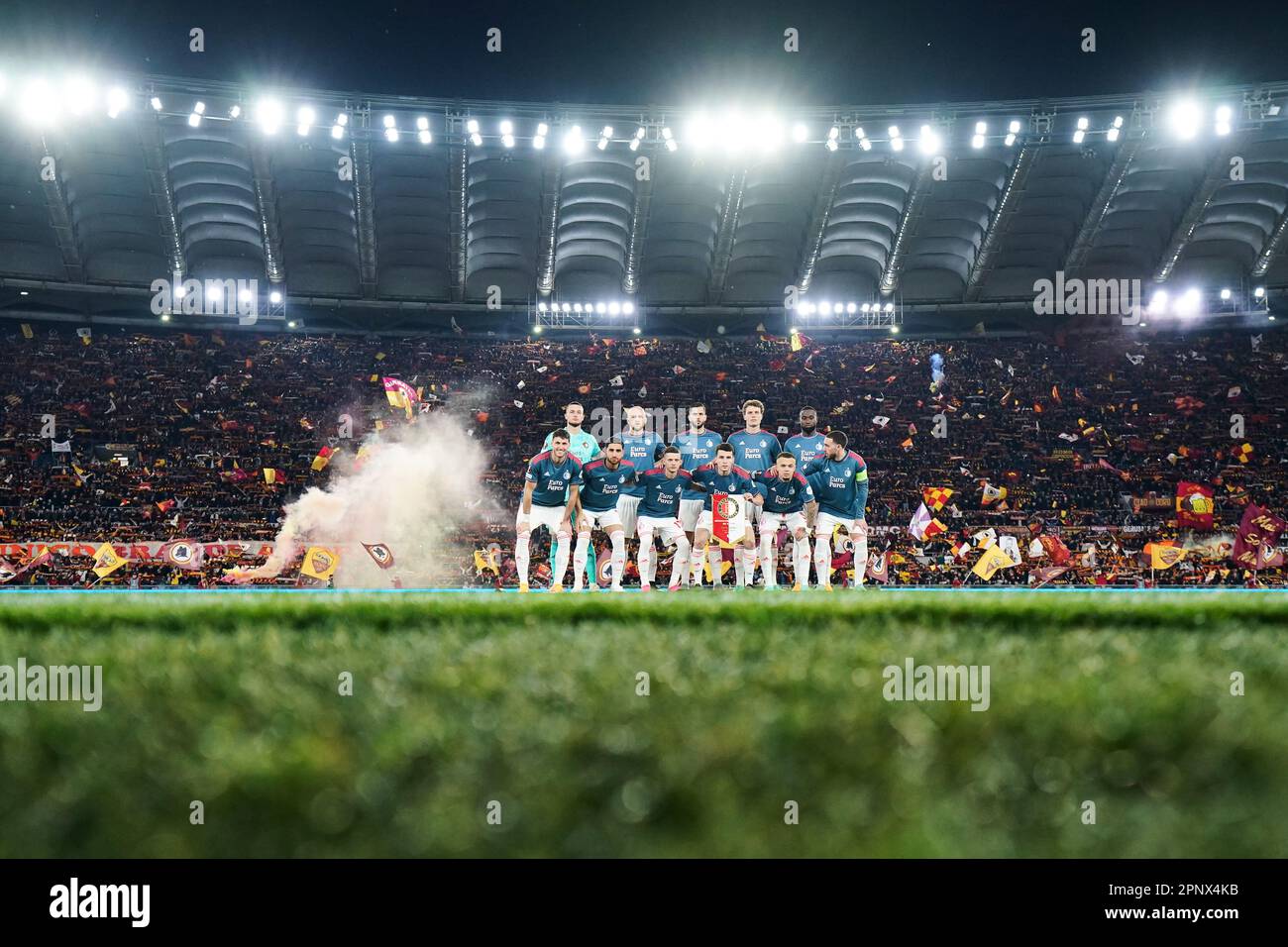 Rome, Italy. 20th Apr, 2023. Rome - Santiago Gimenez of Feyenoord ...