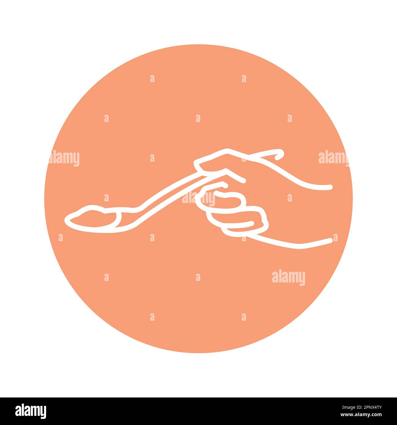 Spoon gesture Cut Out Stock Images & Pictures - Alamy