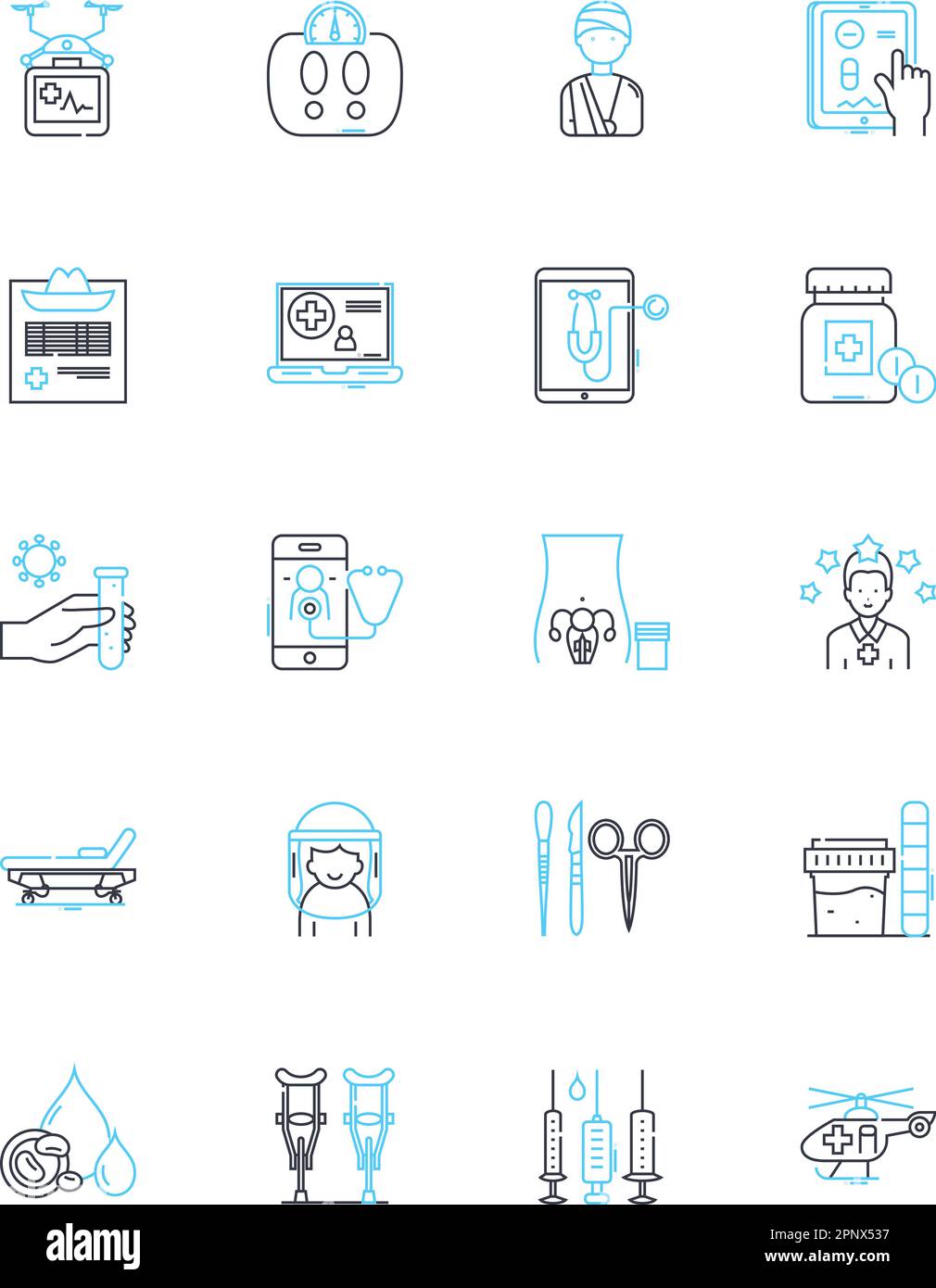 FoodTech linear icons set. Innovation, Sustainability, Automation ...