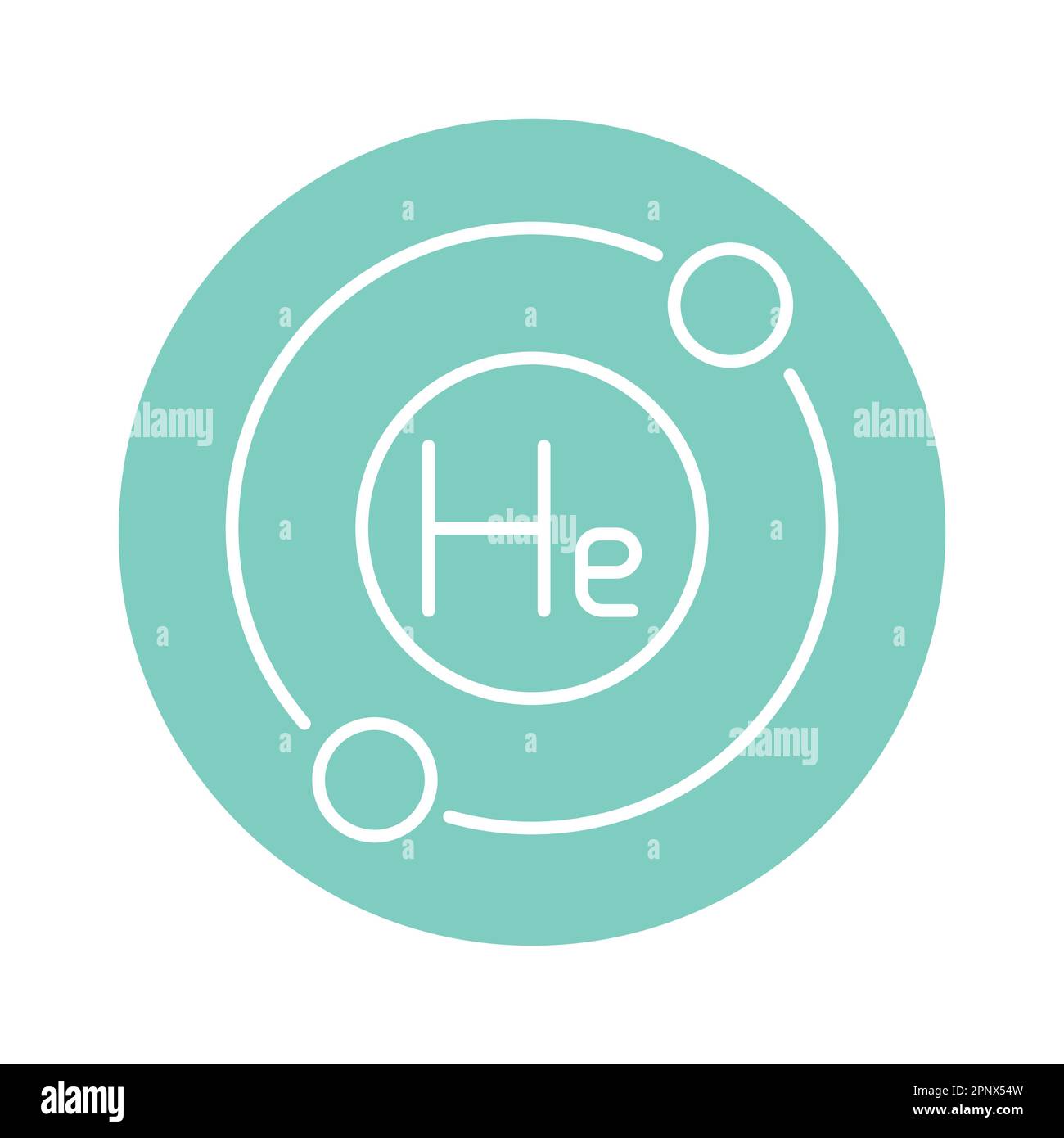 Helium atom Stock Vector Images - Alamy