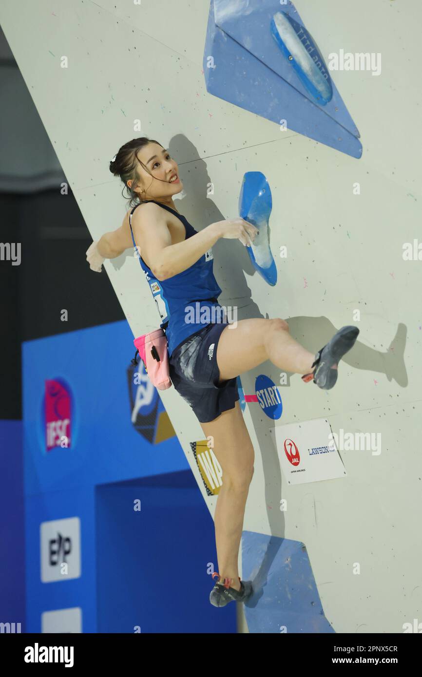 Tokyo, Japan. 21st Apr, 2023. Futaba Ito (JPN) Sports Climbing : IFSC ...