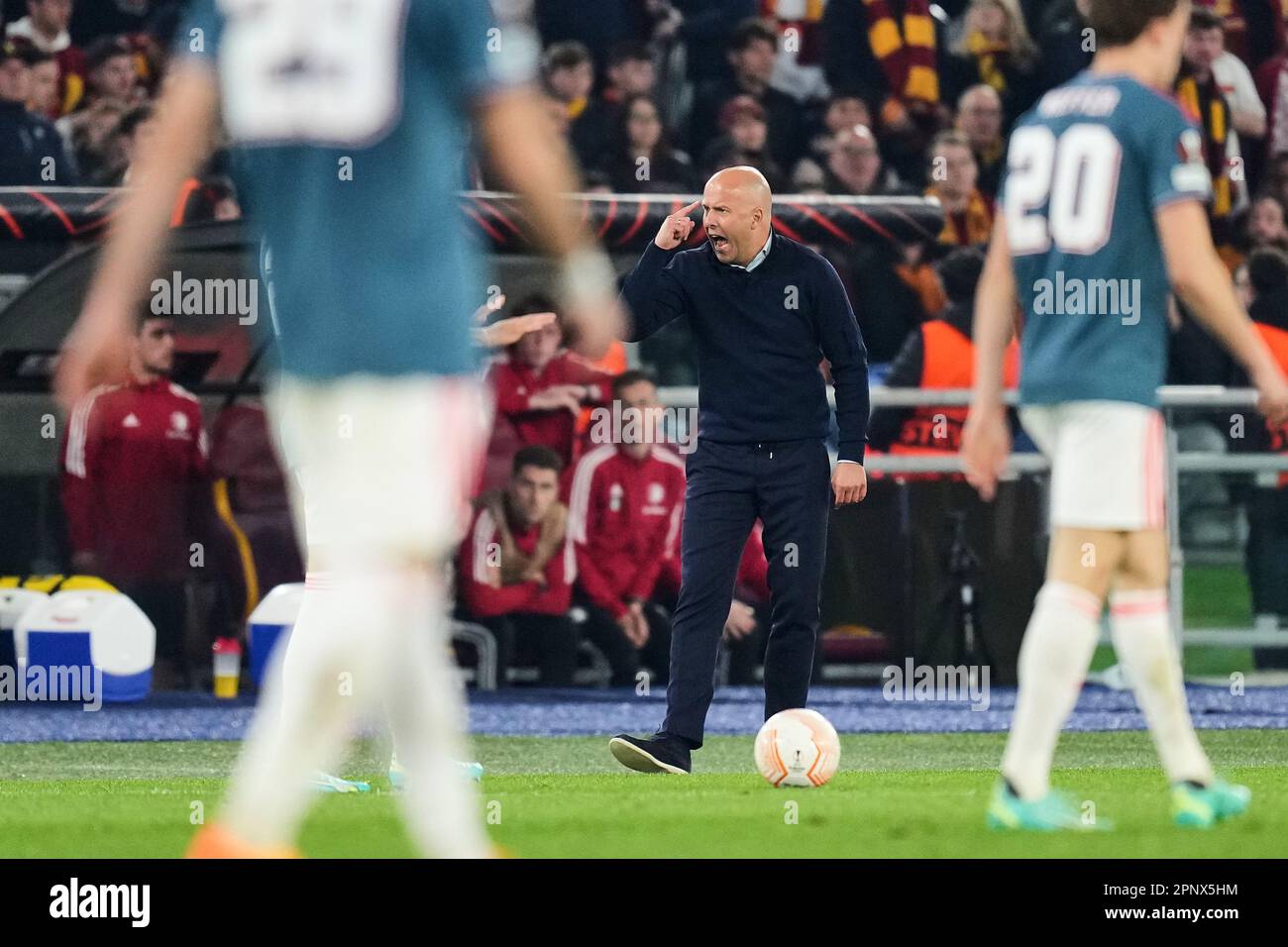 Rome, Italy. 20th Apr, 2023. Rome - Feyenoord coach Arne Slot during ...