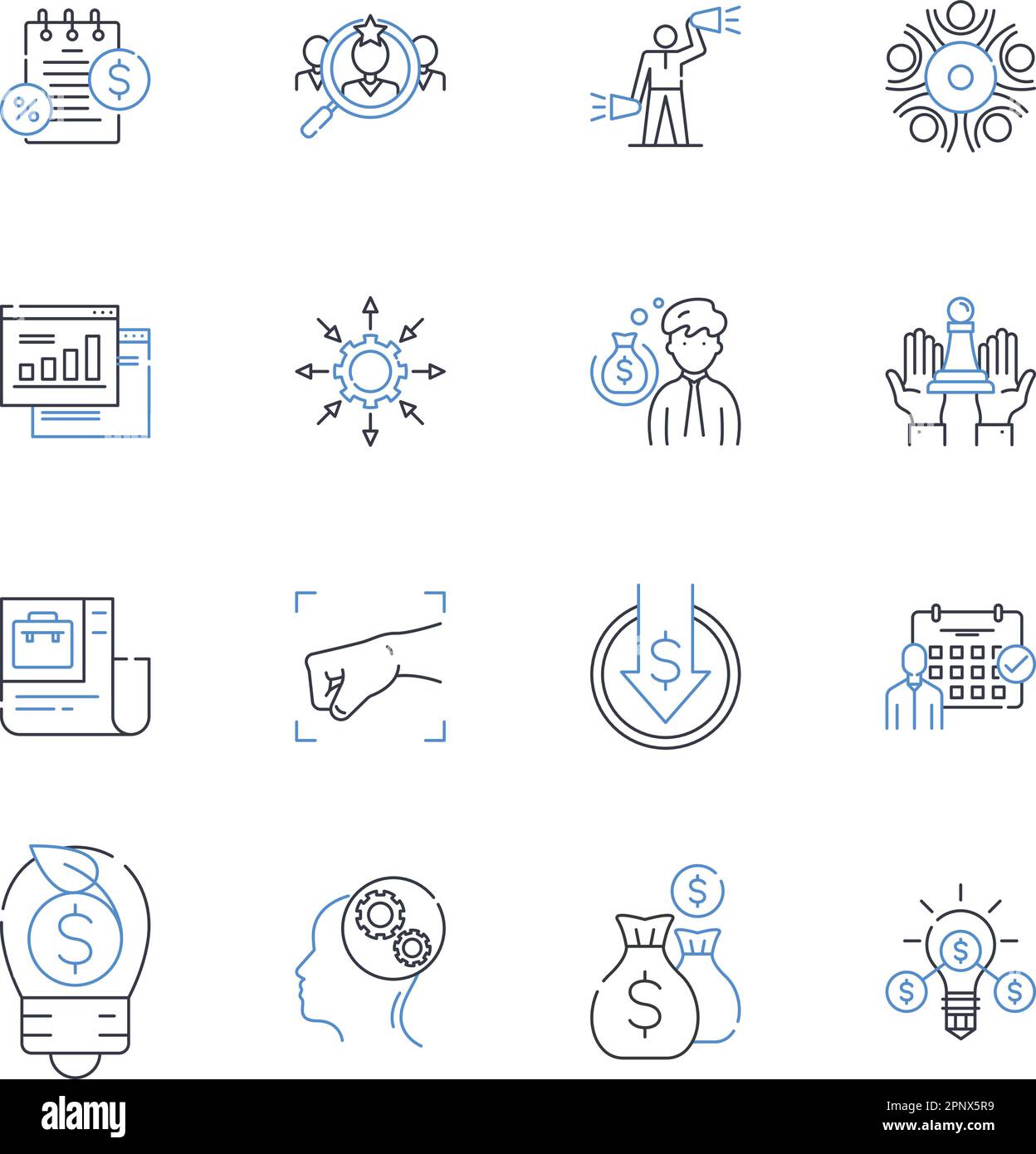 Environmental Science Line Icons Collection Ecology Sustainability