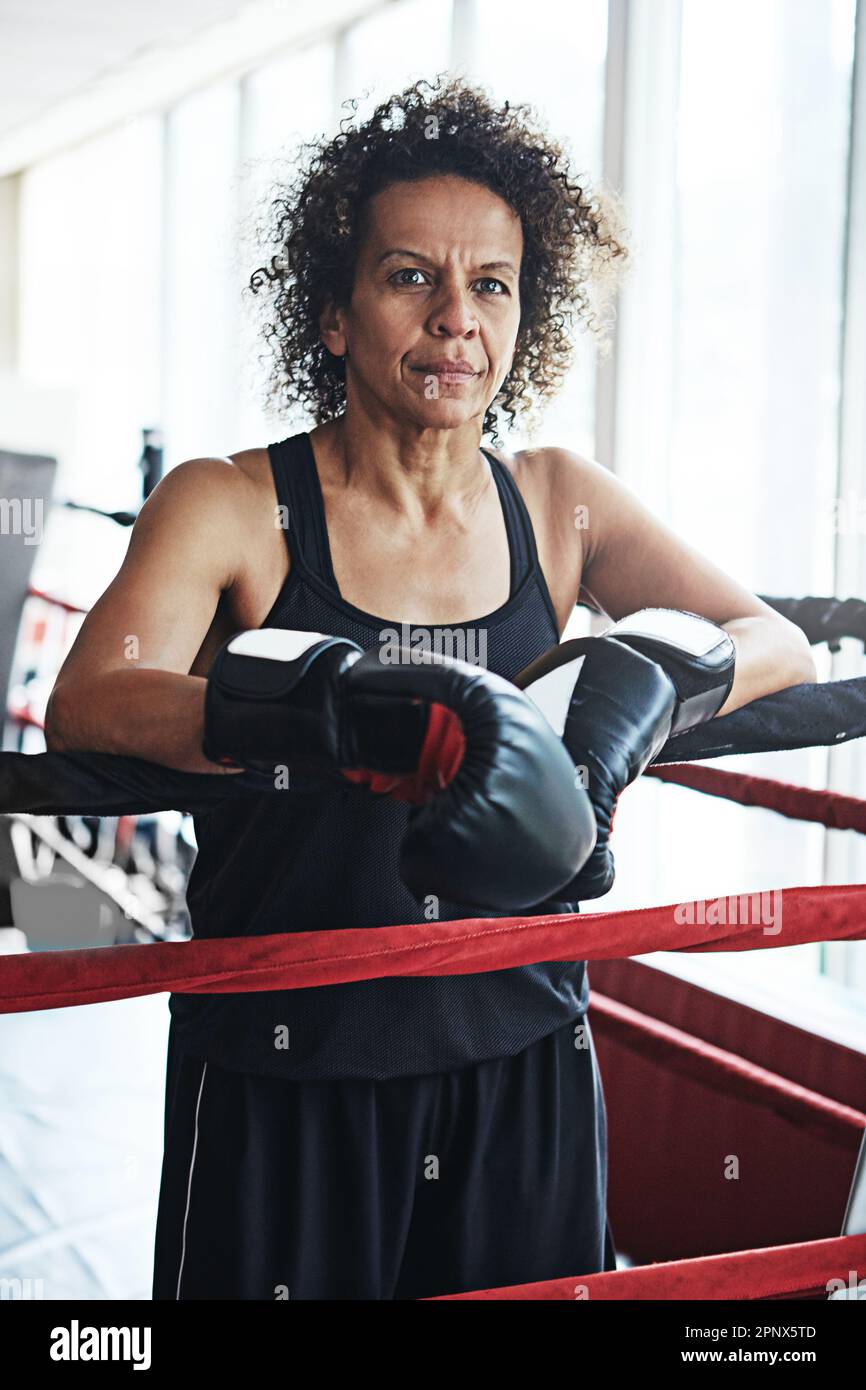 Attitude is the difference between fighting and winning. Portrait of a ...