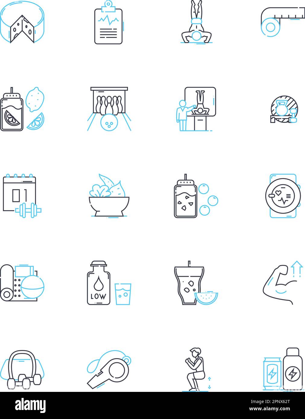 Holistic health linear icons set. Wellness, Harmony, Balance, Energy ...