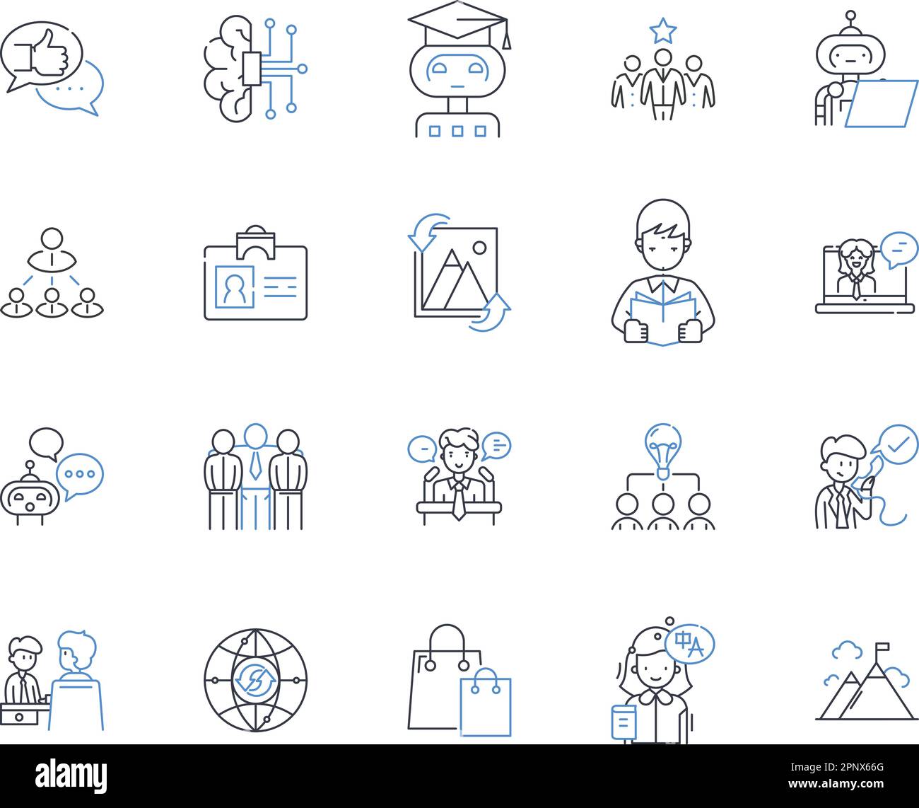 Growth prospects line icons collection. Advancement, Expansion ... Growth prospects line icons collection. Advancement, Expansion ...