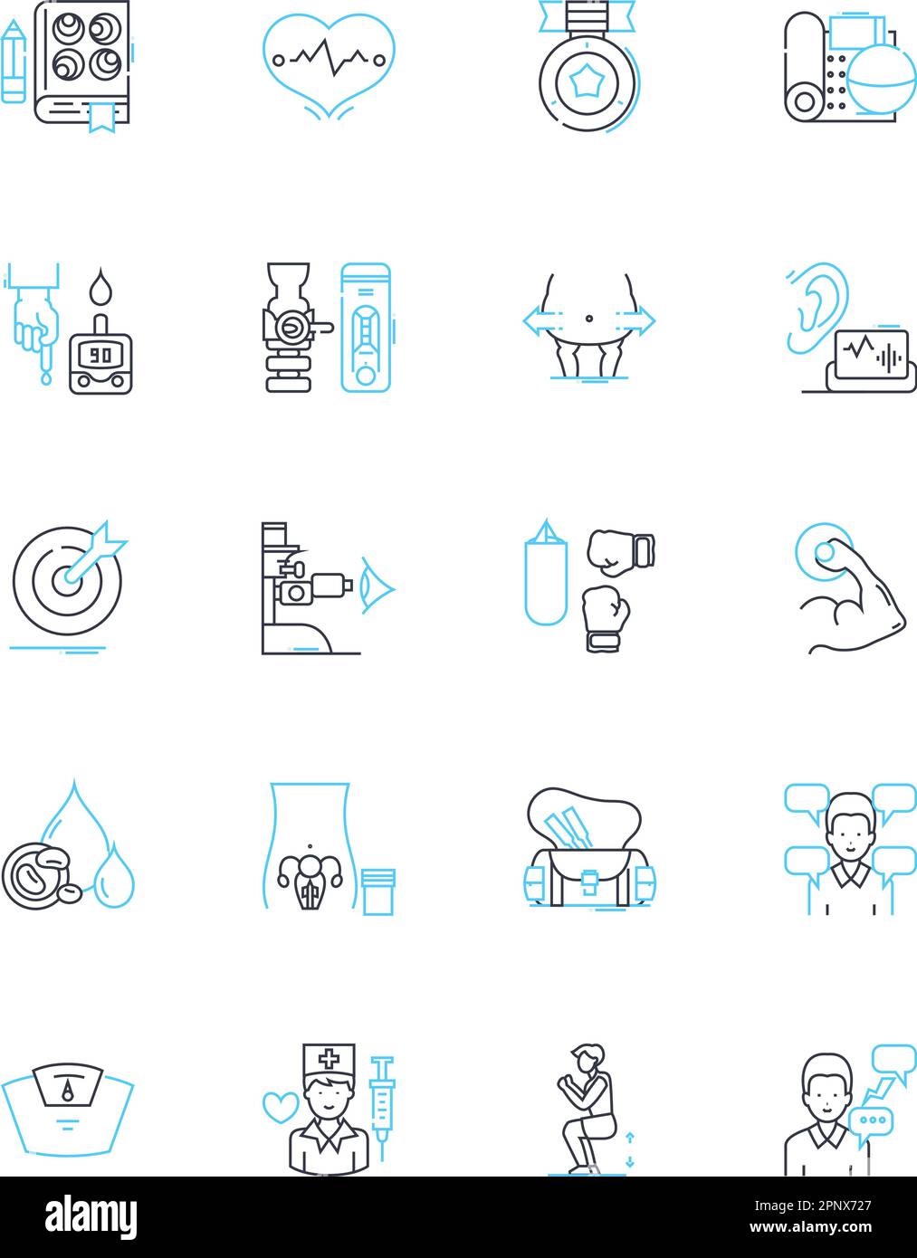 Behavioral therapy linear icons set. Therapy, Counseling, Psychotherapy ...