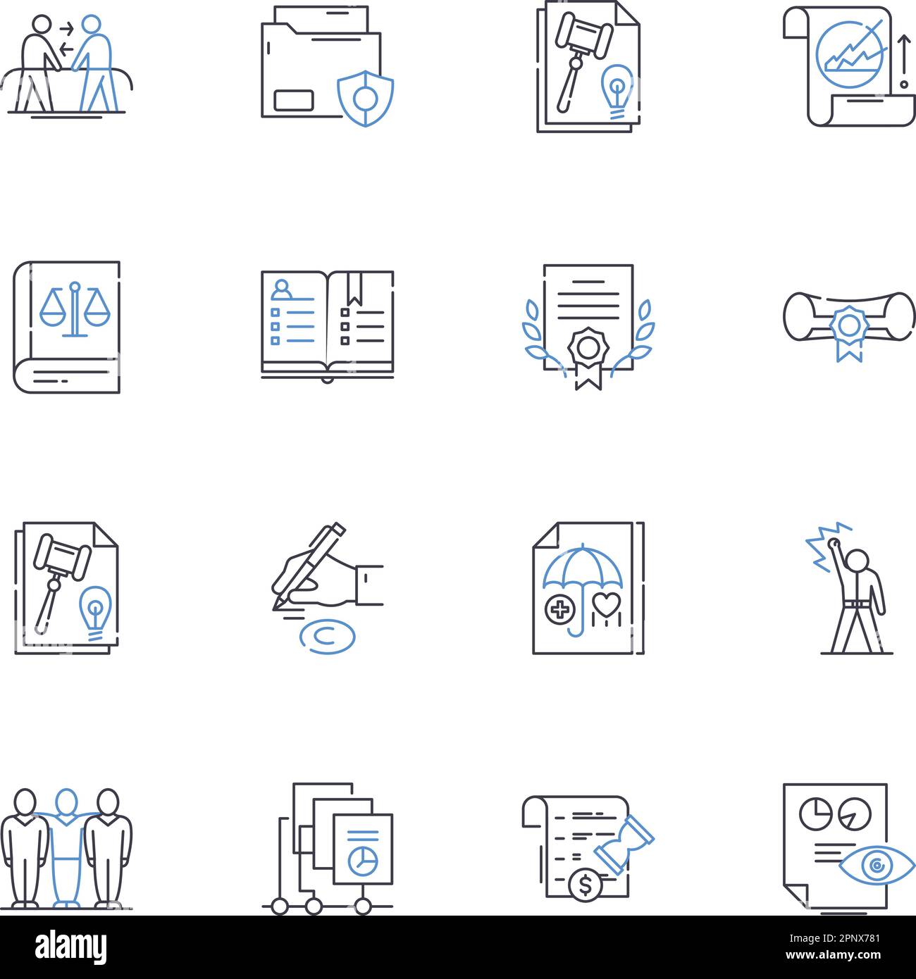 Information technology line icons collection. Digital, Automation ... Information technology line icons collection. Digital, Automation ...