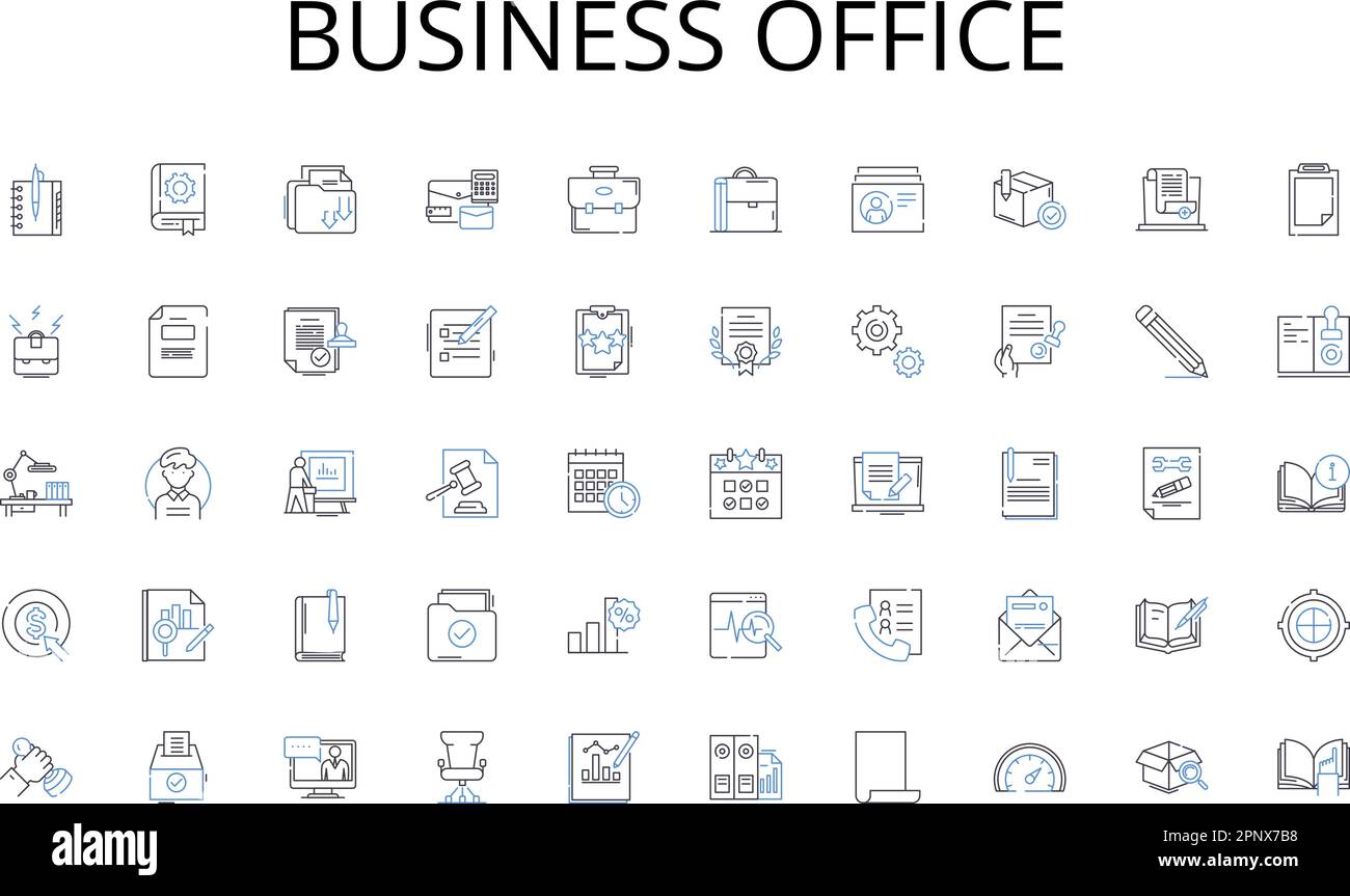 Business office line icons collection. Zen, Samurai, Geisha, Shinto ...