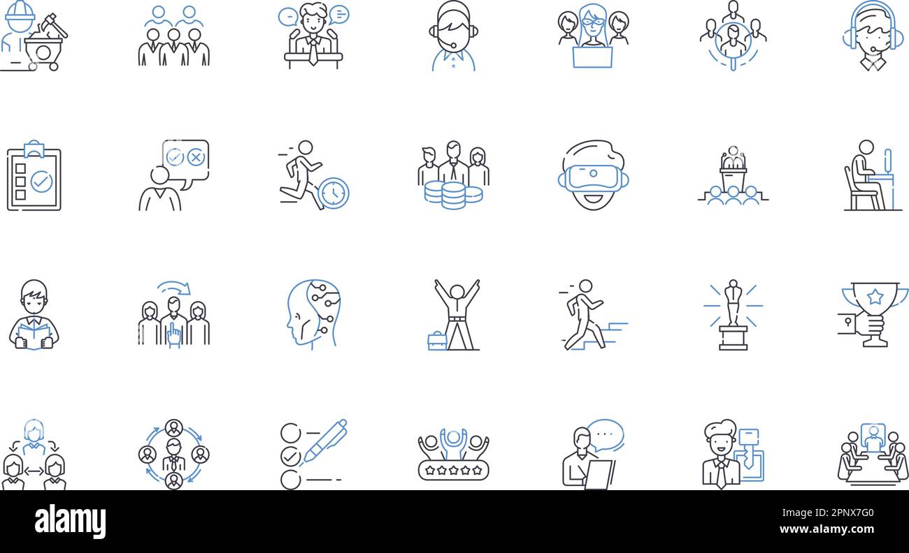 Execution Implementation Line Icons Collection Implementation Execution Implementation Plan