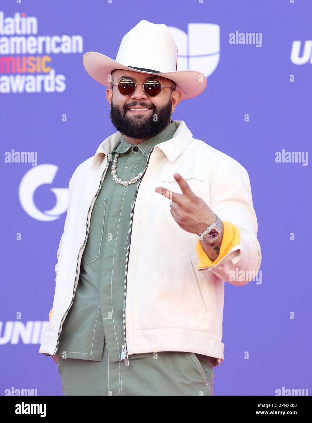 Las Vegas, United States. 20th Apr, 2023. Carin León attends the 8th ...